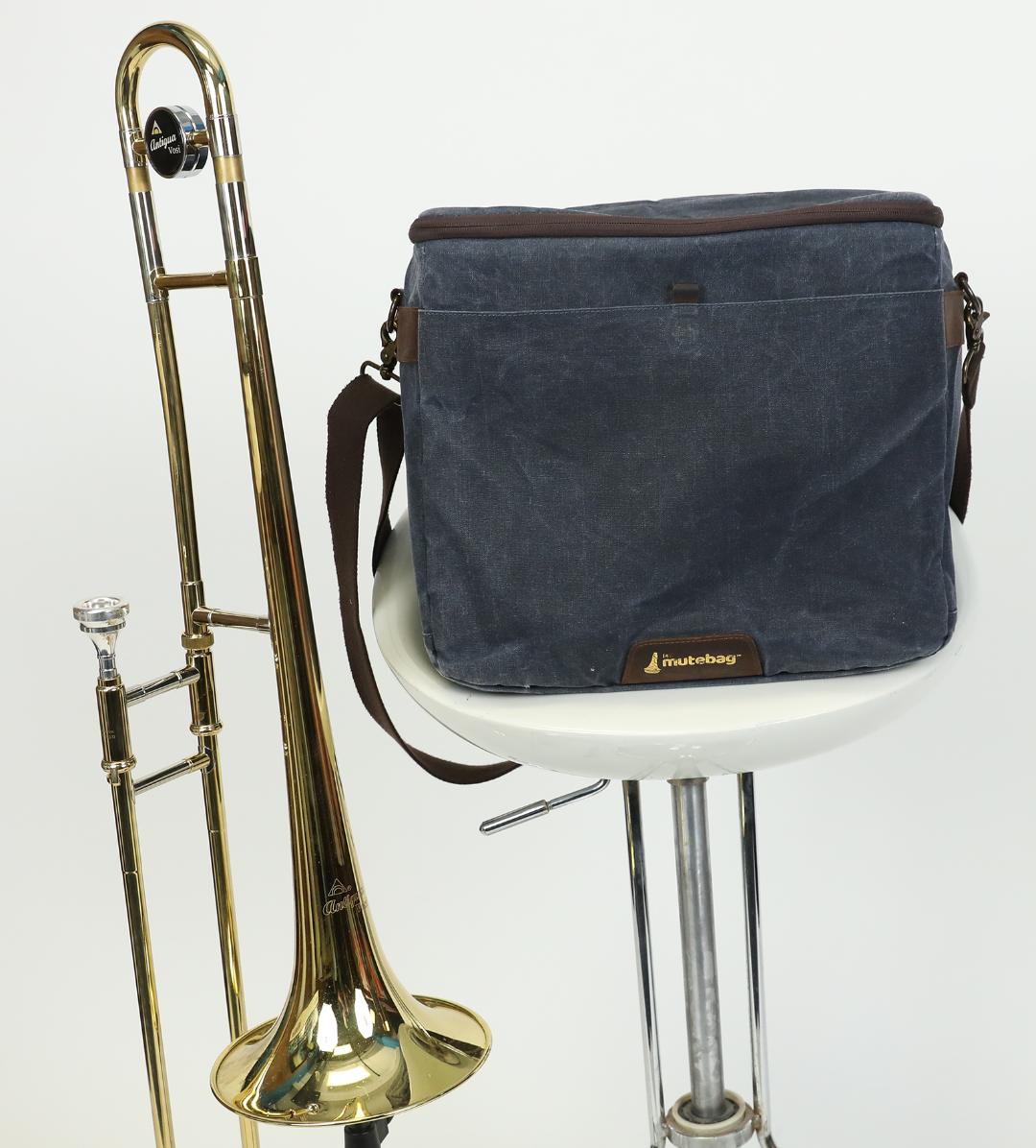 My Mutebag for Trombone, Bag for trombone mutes, padded bag for mutes